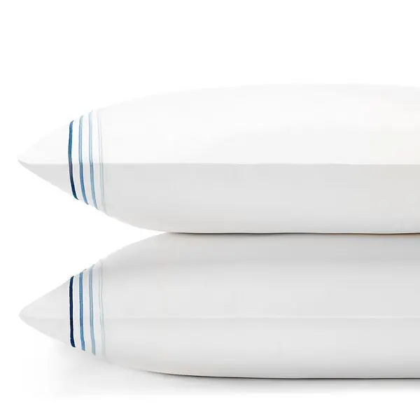 Frette Cruise King Pillowcase, Pair Exclusive - White/blue