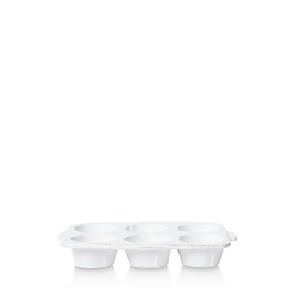 VIETRI Lastra Muffin Tin - White