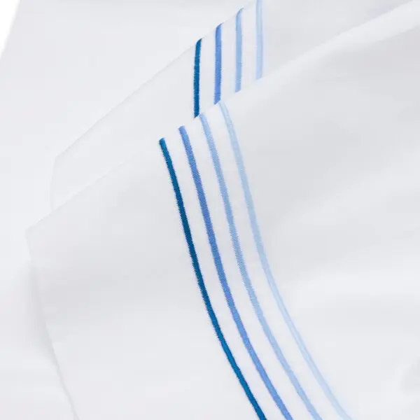 Frette Cruise Sheet Set, Queen Exclusive - White/blue