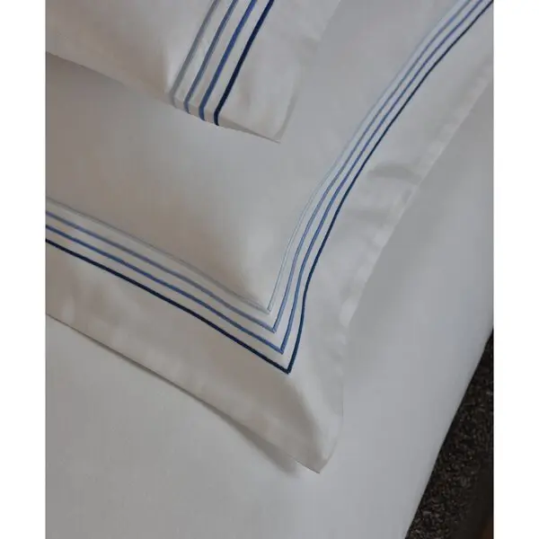 Frette Cruise Sheet Set, Queen Exclusive - White/blue