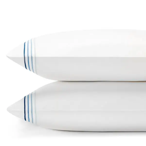 Frette Cruise Sheet Set, Queen Exclusive - White/blue