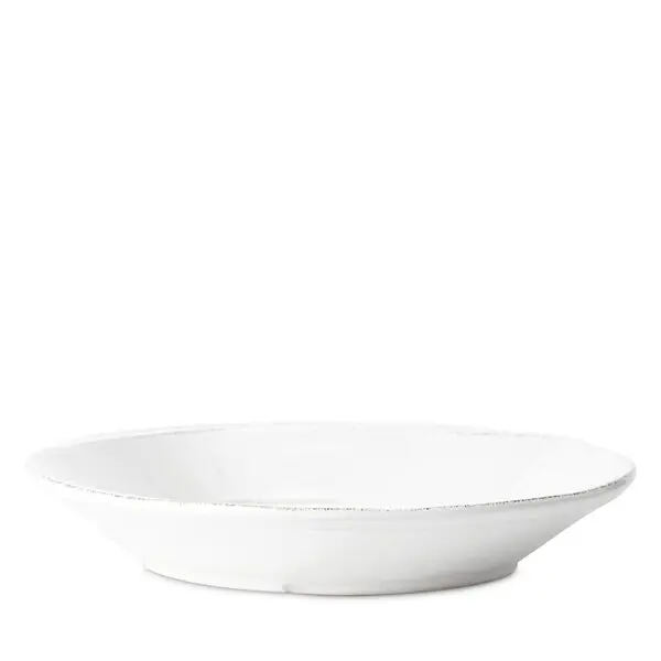 VIETRI Melamine Lastra Pasta Bowl - White