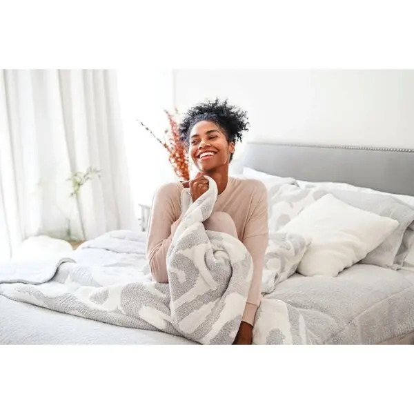 SUNDAY CITIZEN Casablanca Throw - Cloud Grey