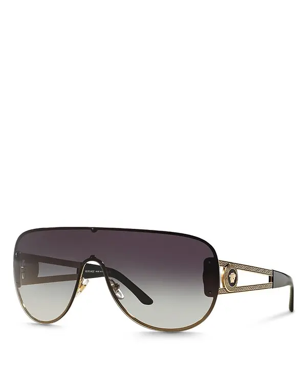 Versace Pilot Sunglasses, 41mm - Black/gray
