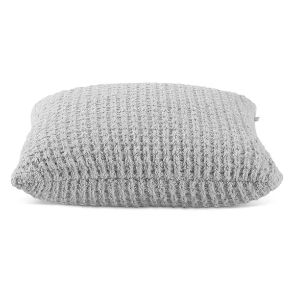 SUNDAY CITIZEN Waffle Throw Pillow, 20 X 20 - Cloud Grey