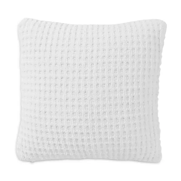 SUNDAY CITIZEN Waffle Throw Pillow, 20 X 20 - Off White