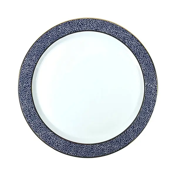 MICHAEL WAINWRIGHT Panthera Dinner Plate - Indigo/white
