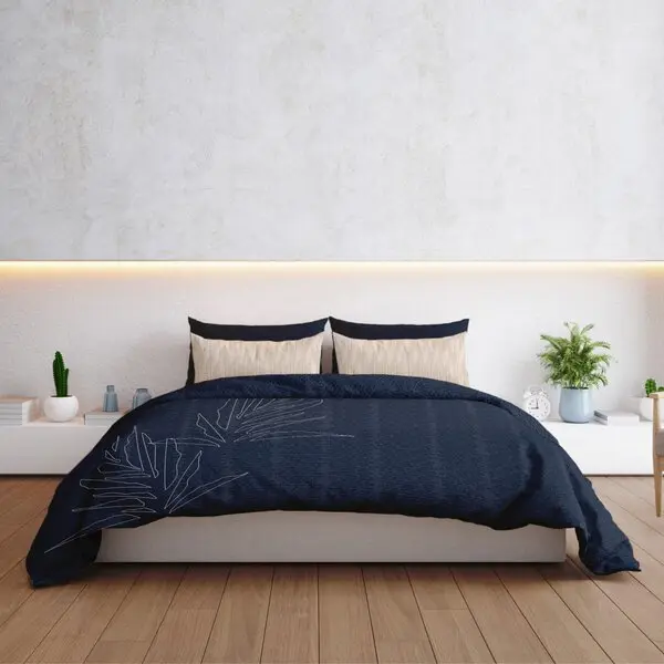 NOHO HOME Ho'o Hiamoe Cotton Comforter, Queen