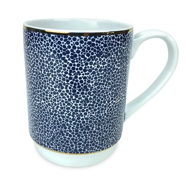 MICHAEL WAINWRIGHT Panthera Mug - Indigo/white