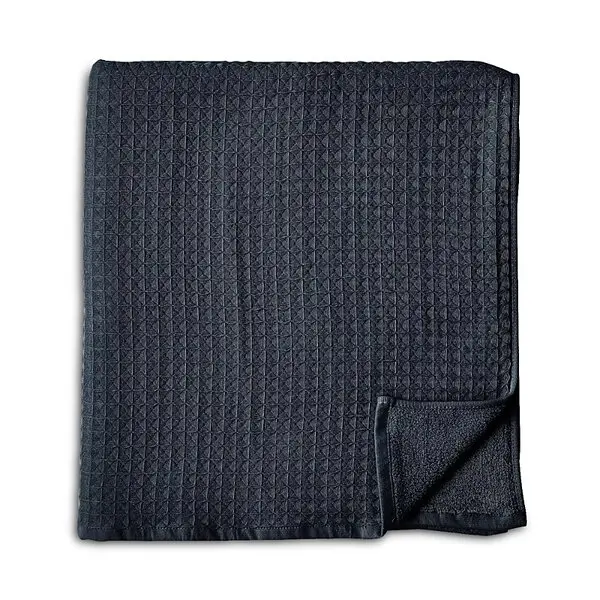 UCHINO Waffle Twist Washcloth - Ebony