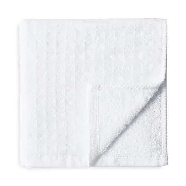 UCHINO Waffle Twist Washcloth - White