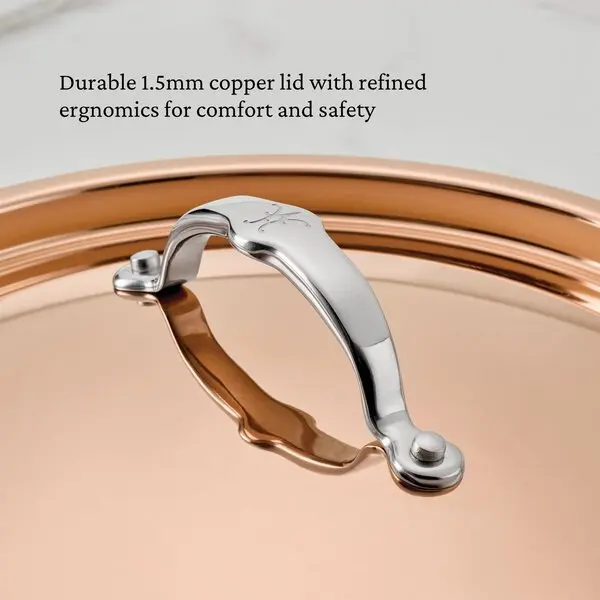 HESTAN Copperbond Aura 10 Piece Professional Cookware Set