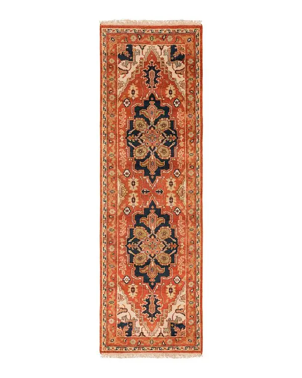 SURYA Zeus Zeu-7805 Runner Area Rug, 2'6 X 8 - Orange