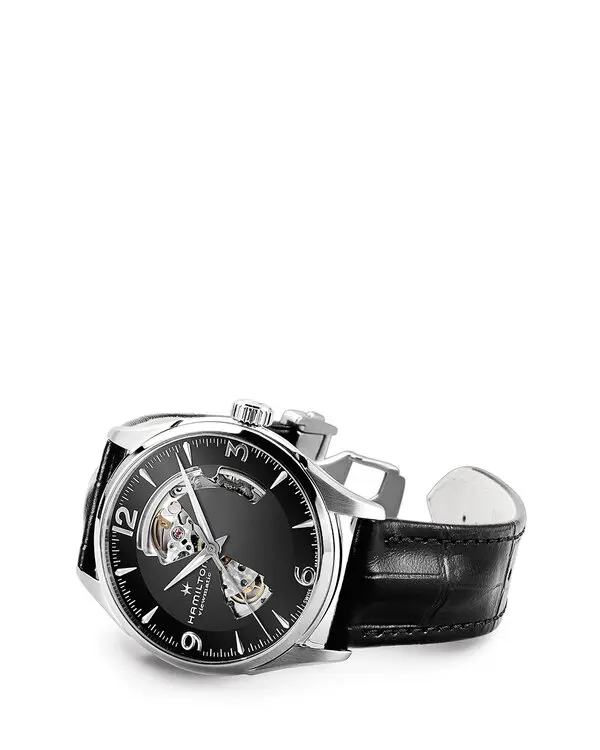 Hamilton Jazzmaster Open Heart Watch - Black
