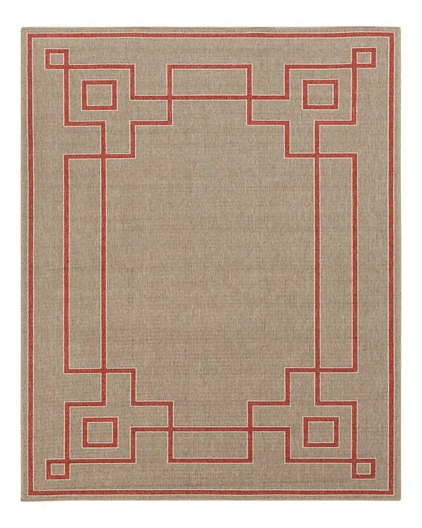 Livabliss Alfresco Alf-f Area Rug, 5'11 X 8'10 - Brown
