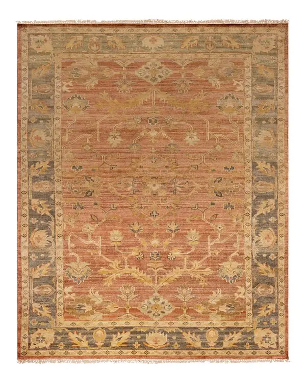 SURYA Hillcrest Hil-9009 Area Rug, 3'6 X 5'6 - Tan/brown/red/sage