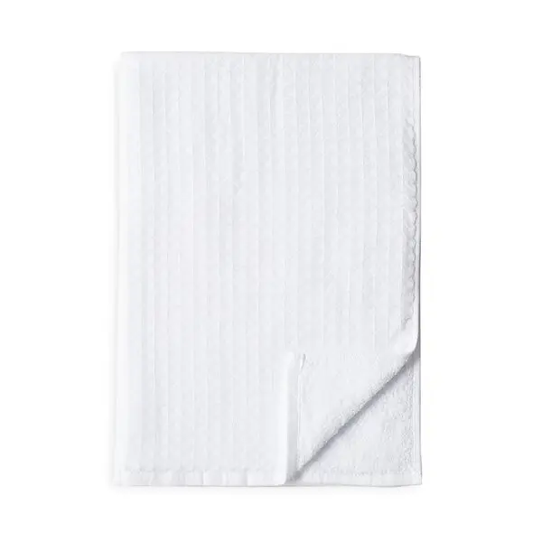UCHINO Solid Waffle Pile Hand Towel - White