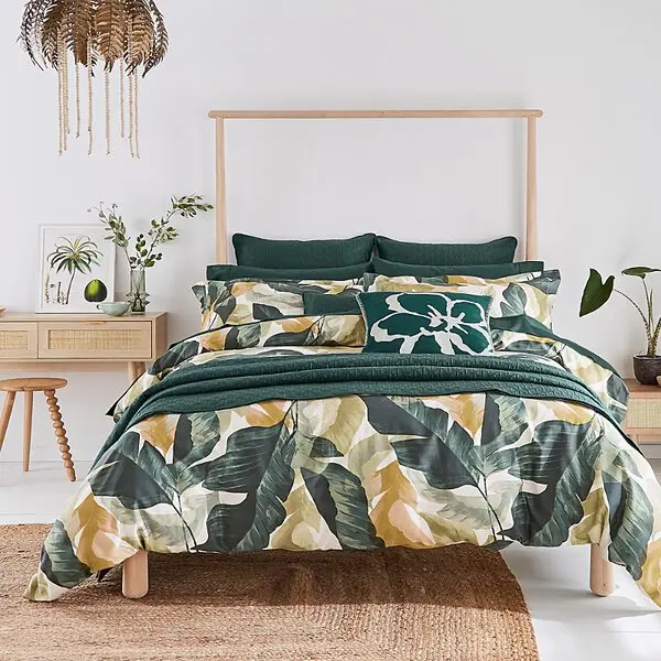 Ted Baker London Urban Forager Comforter Set, Twin - Green