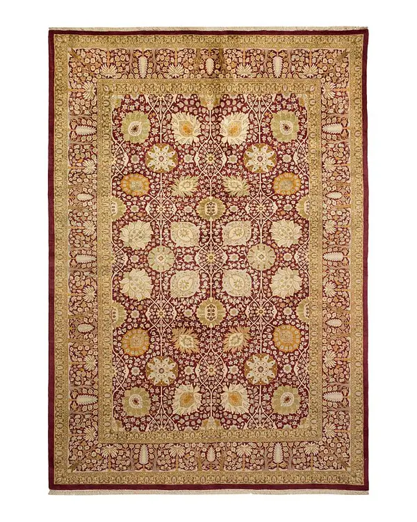 Bloomingdale'S Mogul M1226 Area Rug, 6'2 X 9 - Raspberry