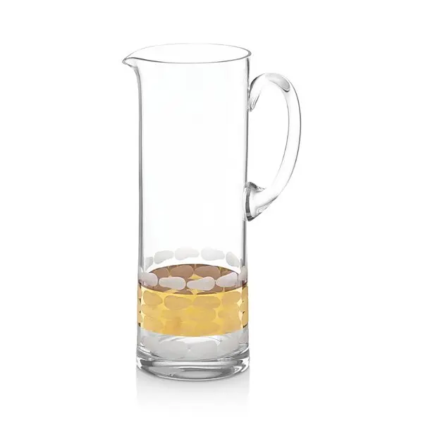 MICHAEL WAINWRIGHT Truro Glass Pitcher - Clear/gold
