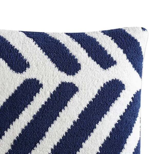 SUNDAY CITIZEN Tulum Throw Pillow, 20 X 20 - Navy