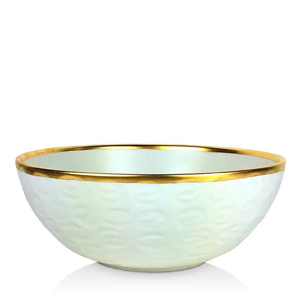 MICHAEL WAINWRIGHT Truro Large Bowl - White/gold