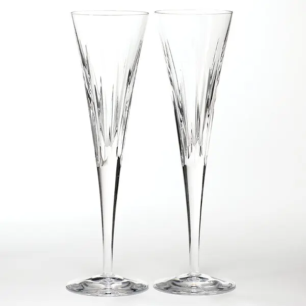 REED & BARTON Soho Toasting Flute Pair, Set Of 2 - Clear