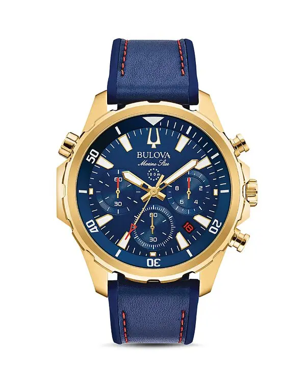 Bulova Marine Star Watch 42mm - Blue