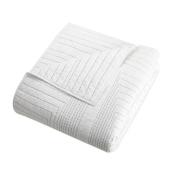 MOMENI Mondoro Cotton Coverlet, Full/queen - White