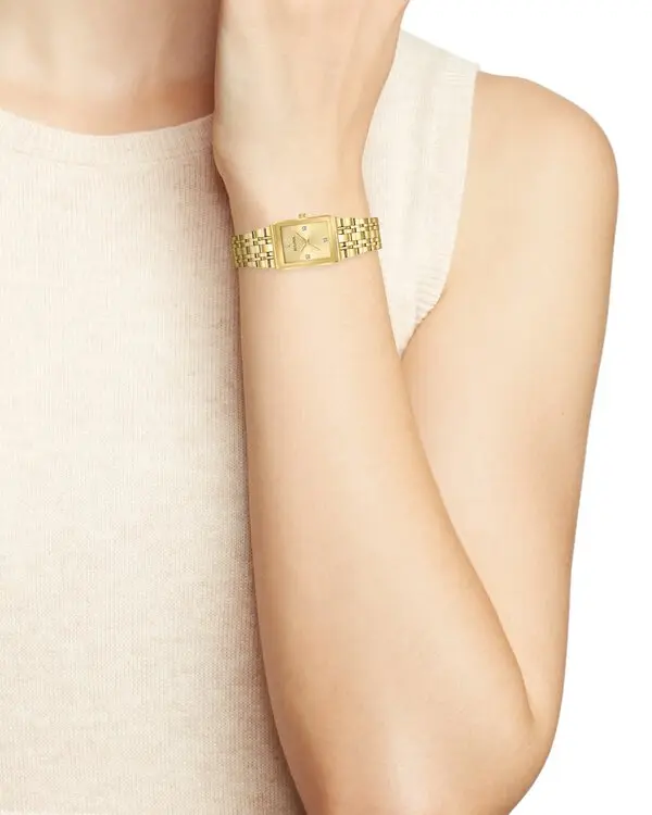 Bulova Futuro Quadra -tone Link Bracelet Watch