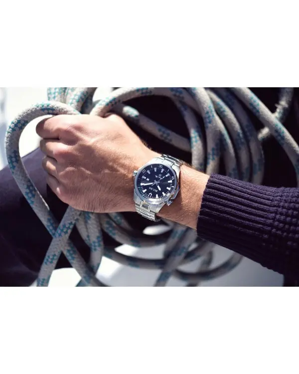 Bulova Marine Star 43mm Watch - Black/silver