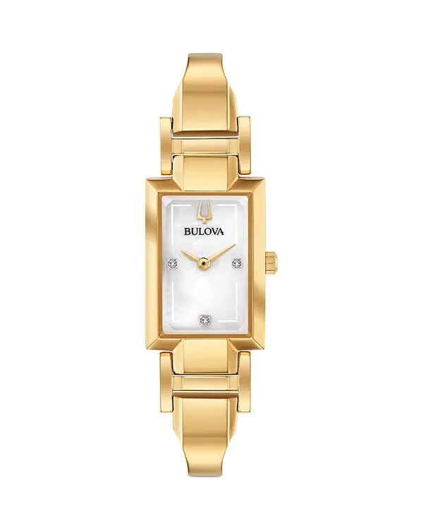 Bulova Classic 18mm Watch - White/gold