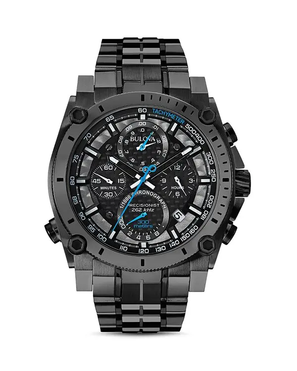 Bulova Precisionist 46.5mm Watch - Black