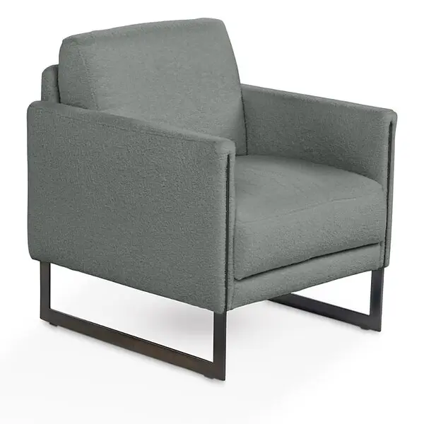 GIUSEPPE NICOLETTI Coco Boucle Chair - Teddy Tortora/titanium