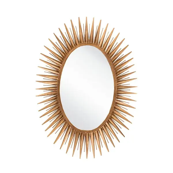 LIVABLISS Nihal Accent Mirror - Metallic - Brass