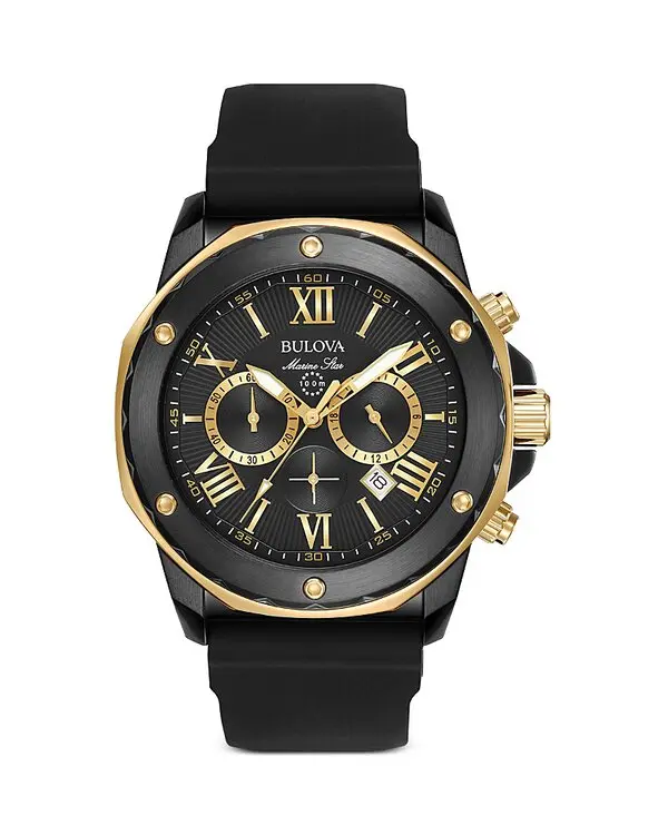 Bulova Marine Star Chronograph 44mm - Black