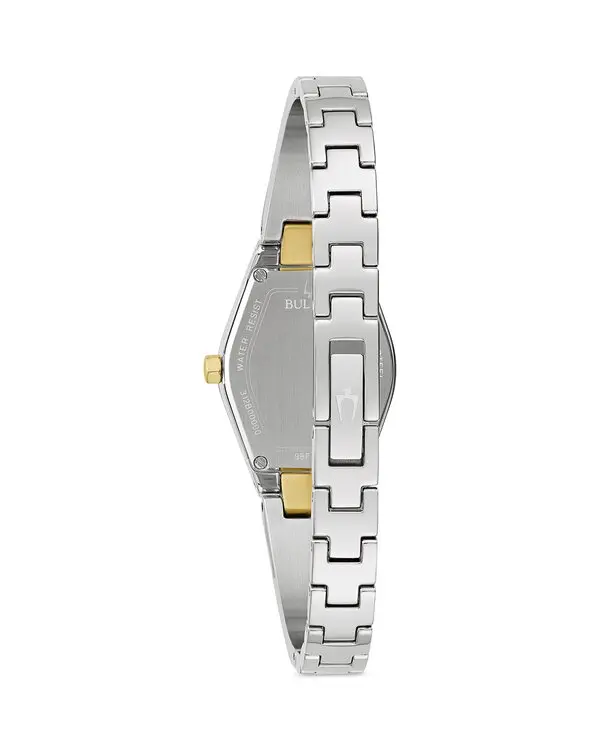 Bulova Gemini Bangle Watch - Blue/silver