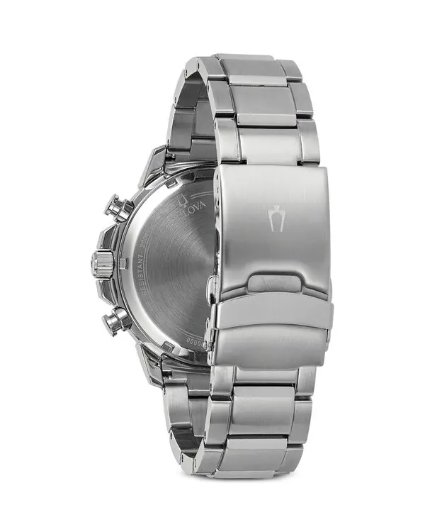 Bulova Marine Star Chronograph, 45mm - Black/silver