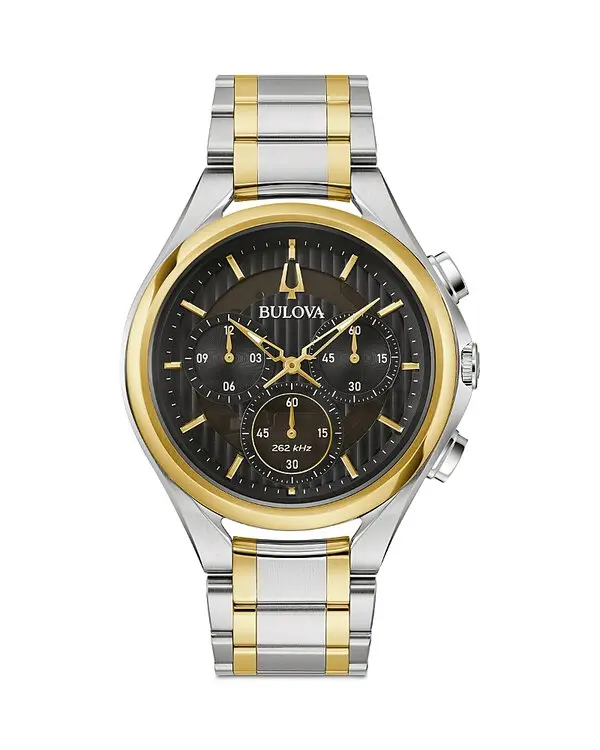 Bulova Curv Chronograph 43.5mm - Black/two-tone