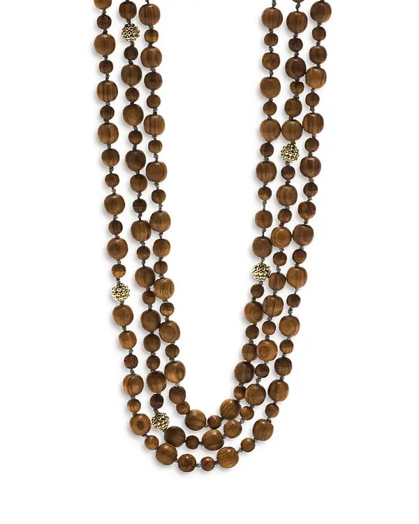 CAPUCINE DE WULF Earth Goddess Beaded Necklace - Natural