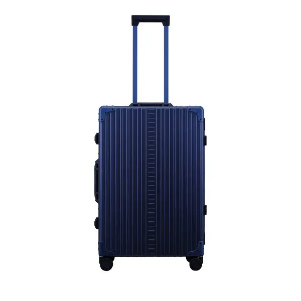 ALEON Traveler 26" Aluminum Spinner Suitcase - Blue