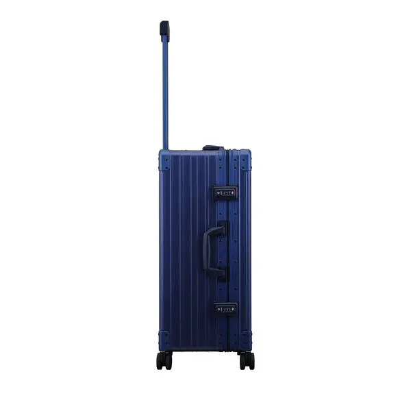 ALEON Traveler 26" Aluminum Spinner Suitcase - Blue