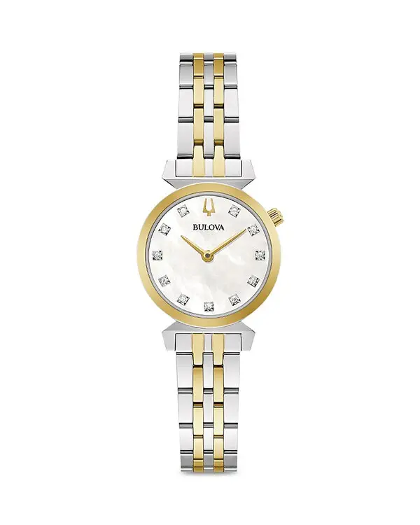 Bulova Regatta 24mm Watch By - White
