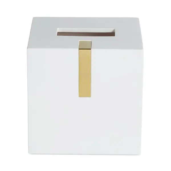 ROSELLI Houston Street /brass Tissue Cover - White