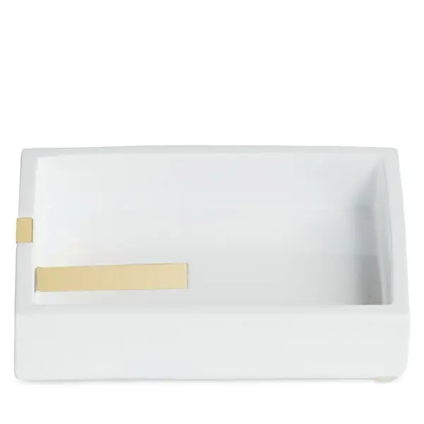 ROSELLI Houston Street /brass Soap Dish - White