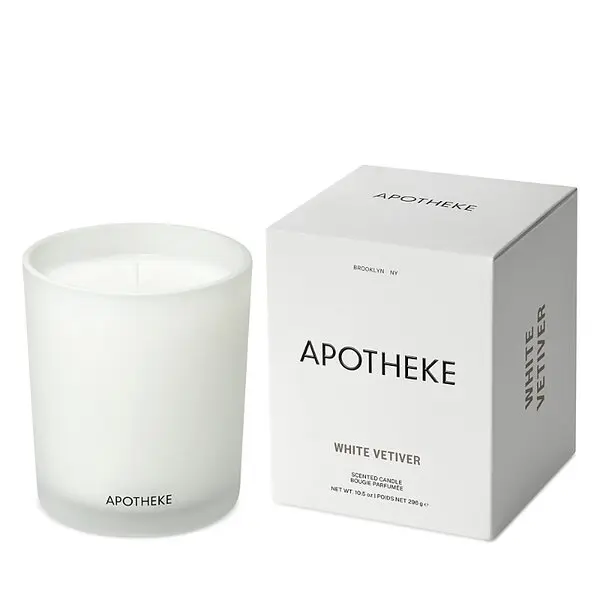 APOTHEKE White Vetiver Scented Classic Candle, 10.5 Oz - No Color