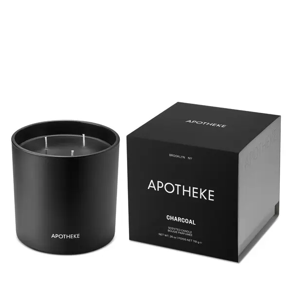 APOTHEKE Charcoal Scented 3-wick Candle, 26 Oz - No Color