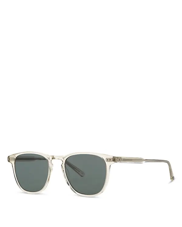 Garrett Leight Brooks Sunglasses, 47mm - Clear/gray Solid