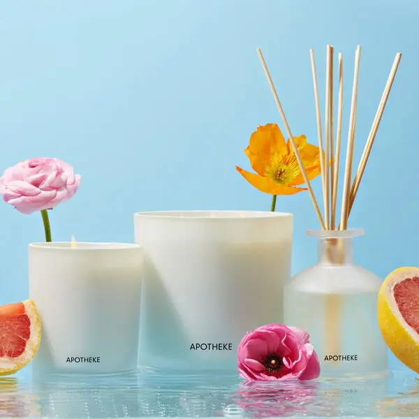 APOTHEKE Sea Salt Grapefruit Scented 3-wick Candle, 26 Oz