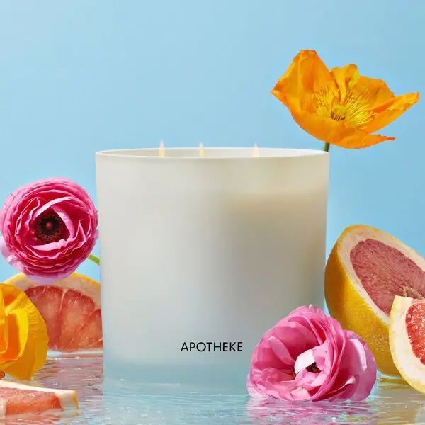 APOTHEKE Sea Salt Grapefruit Scented 3-wick Candle, 26 Oz